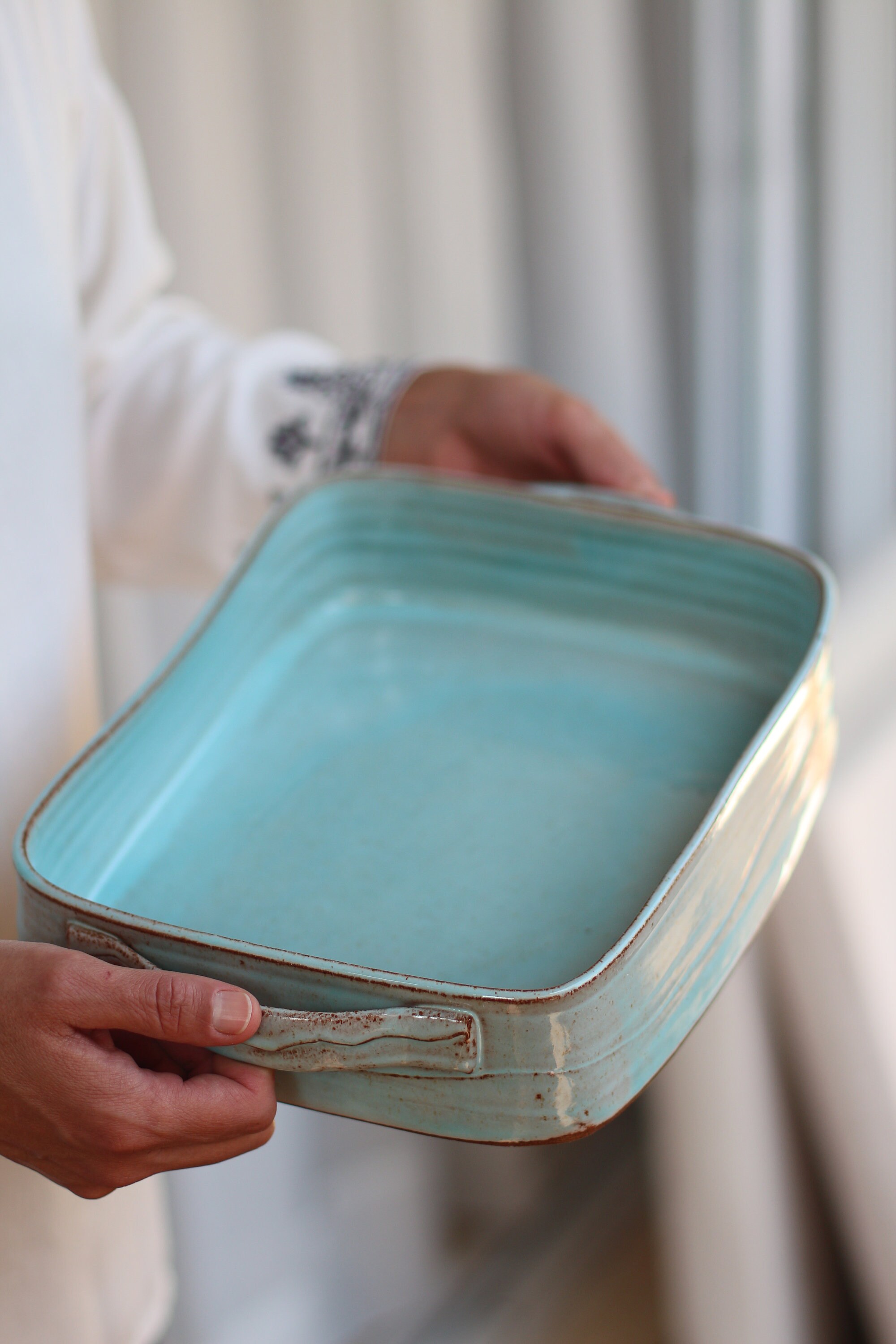 Large Ceramic Dish Casserole Dish New Home Gift Ceramic - Etsy