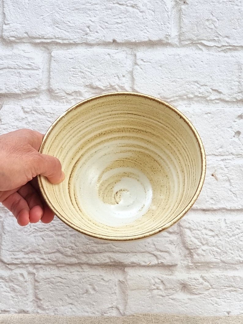 Ceramic Soup Bowl Rustic Pottery Breakfast Bowl Stoneware - Etsy