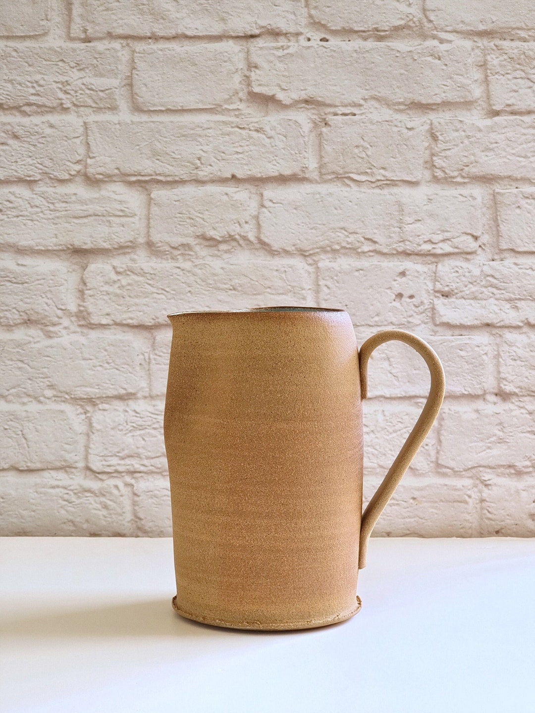 Stoneware Pitcher Farmhouse Pitcher Handmade Ceramic - Etsy