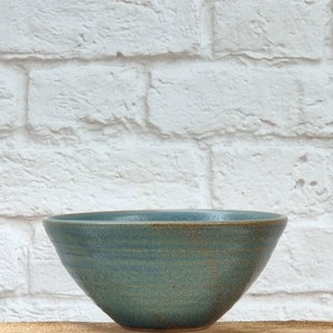 Ceramic Soup Bowl, Rustic Pottery Breakfast Bowl, Stoneware Cereal Bowl ...