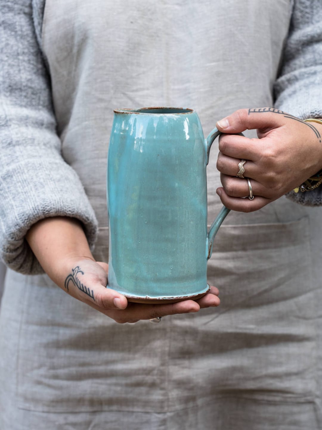 Pottery Pitcher Handmade, Water Pitcher, Ceramic Pitcher, Wine Pitcher ...