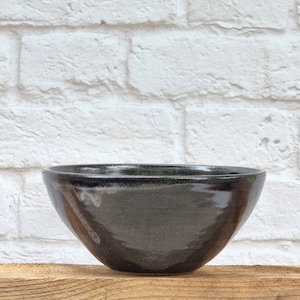 Ceramic Soup Bowl, Rustic Pottery Breakfast Bowl, Stoneware Cereal Bowl ...