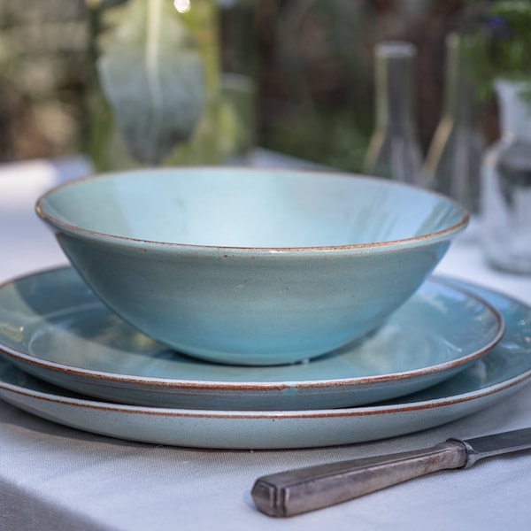 Turquoise Dinnerware - Etsy