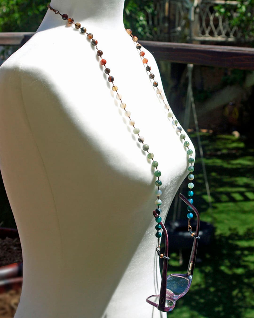 Stones Vivid Graduated Tones - Model 241 Glasses and Mask Chain ...