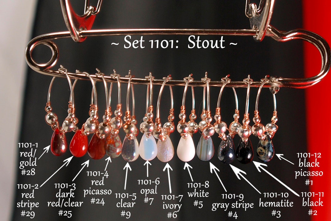 Stout - Set 1101 - Glass Markers Wine Charms - Etsy