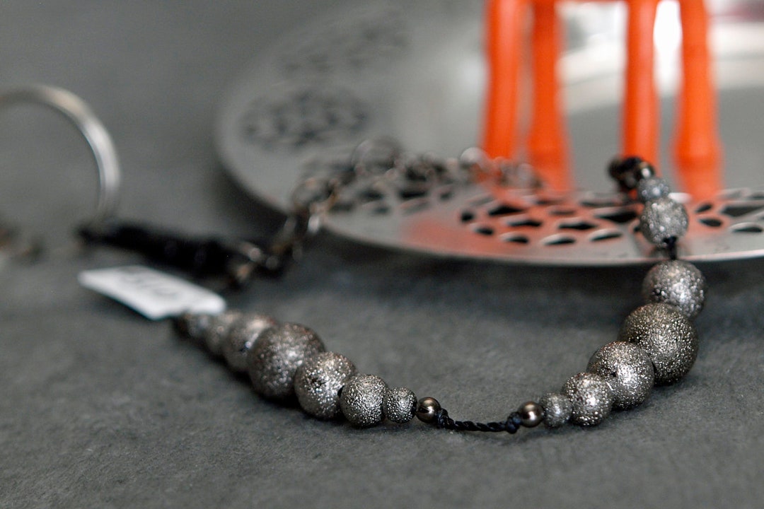 Gray Stardust - Model 310 Wristlet Bracelet Keychain - Etsy