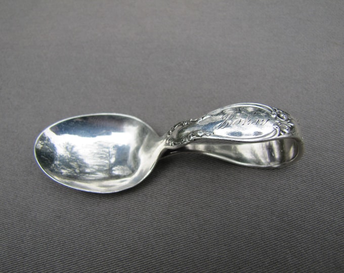 Antique 1800's Sterling Silver Baby Spoon "john" - Etsy