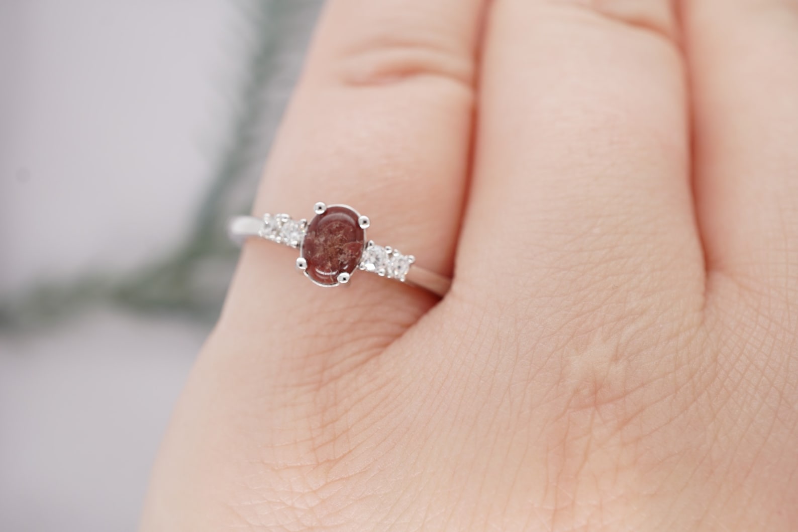 Stunning Red Beryl emerald, Bixbite Engagement Ring - Etsy