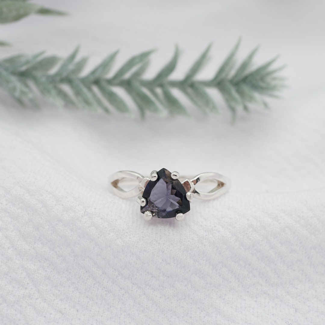 Sterling Silver Iolite Ring, Color Changing Gemstone, Size 7.25 - Etsy
