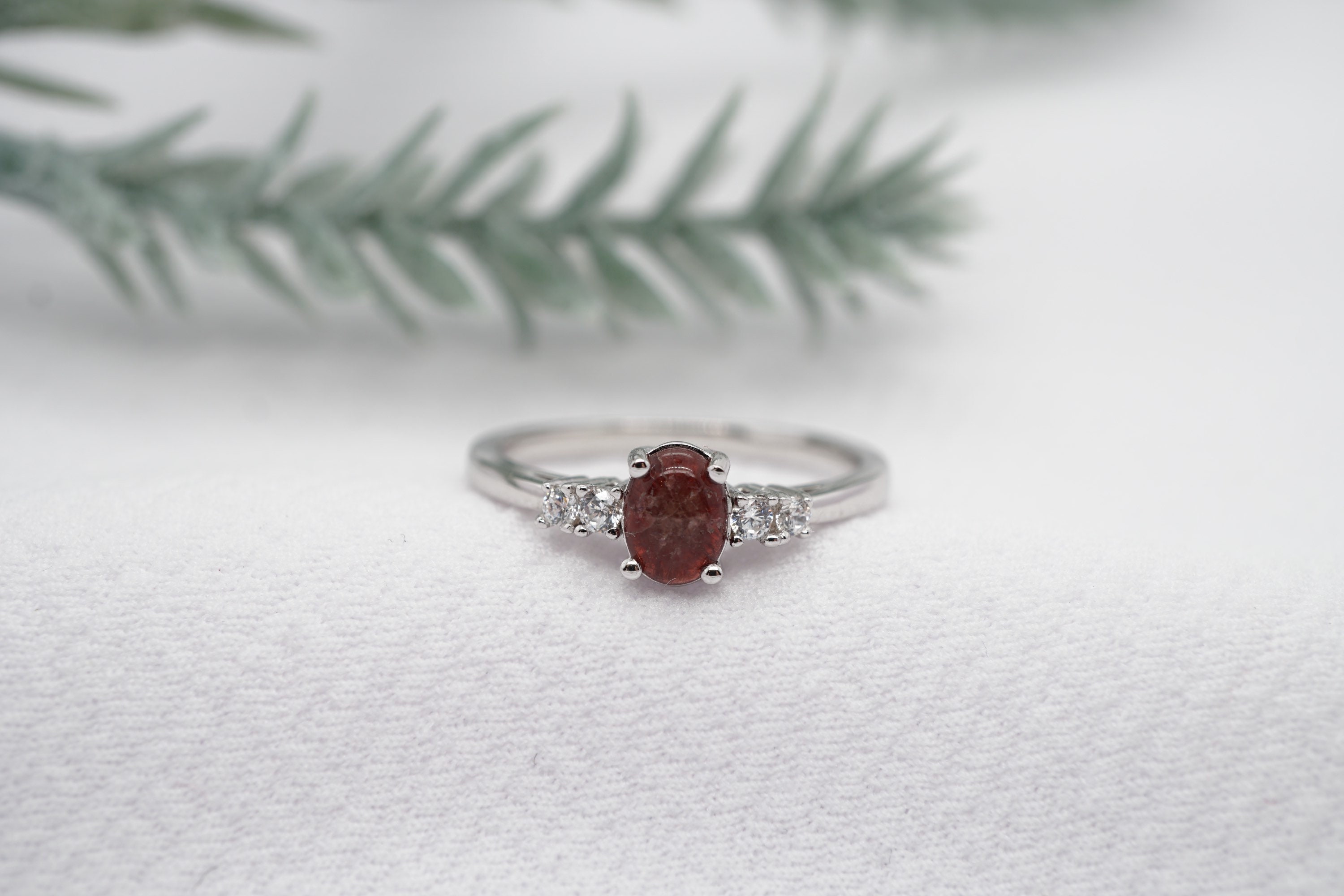 Stunning Red Beryl emerald, Bixbite Engagement Ring - Etsy