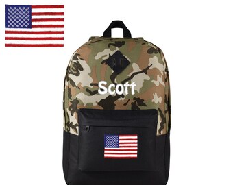 Personalized Camouflage Kids Backpack Military Embroidered - Etsy