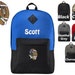 Personalized Kids Football Backpack, Embroidered Monogrammed Custom ...