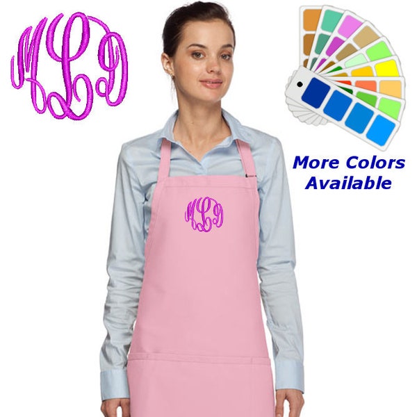 Monogrammed Aprons - Etsy