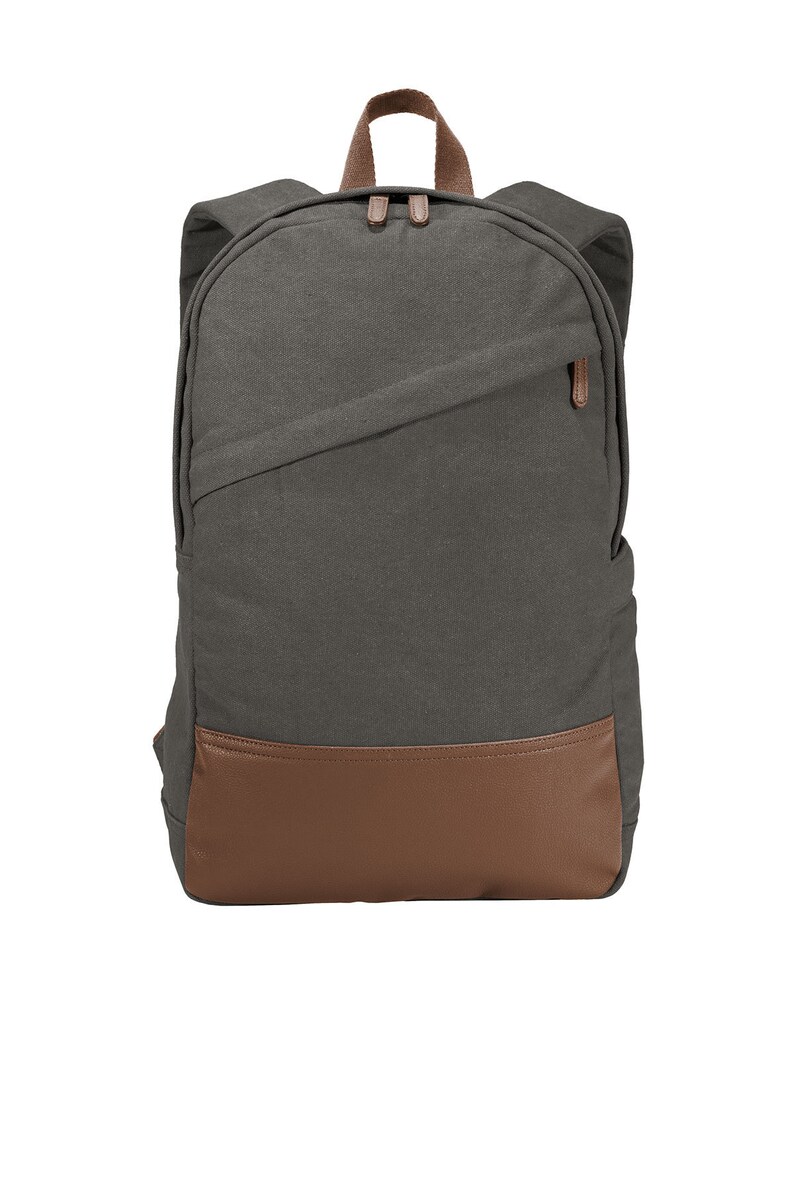 Monogrammed Grey Backpack Mens Backpack School Student | Etsy