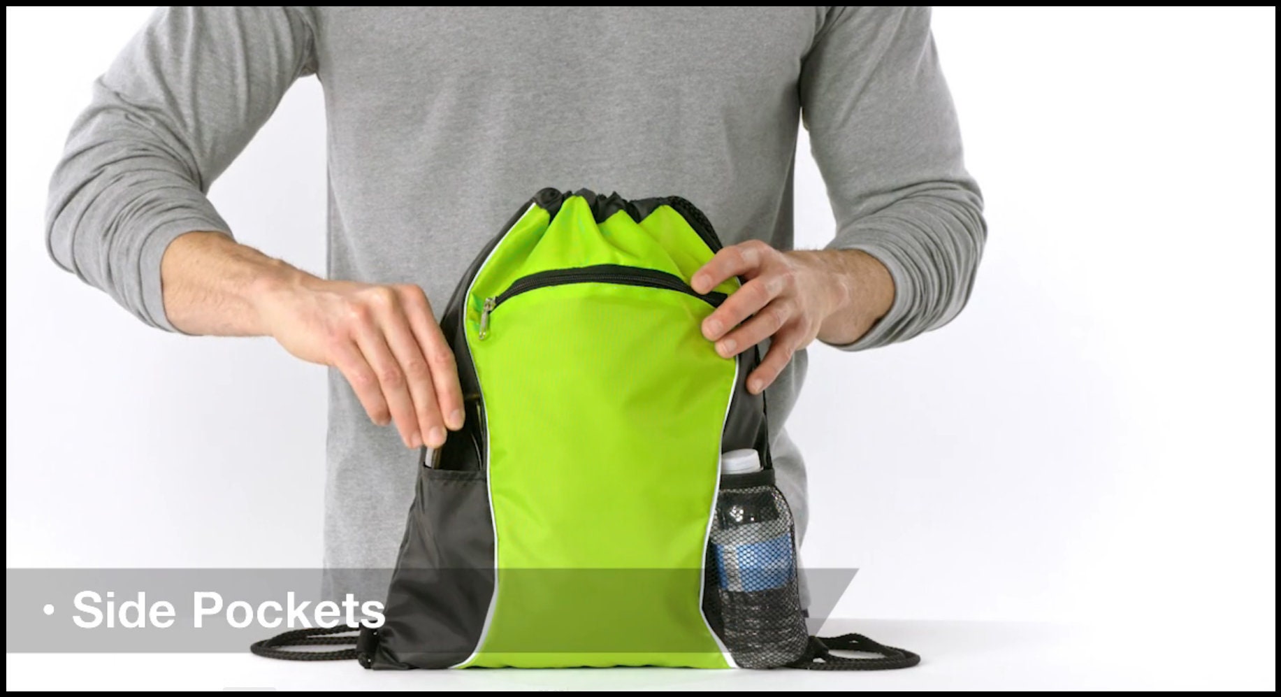 Personalized Cinch Pack Lightweight School Backpack | Etsy