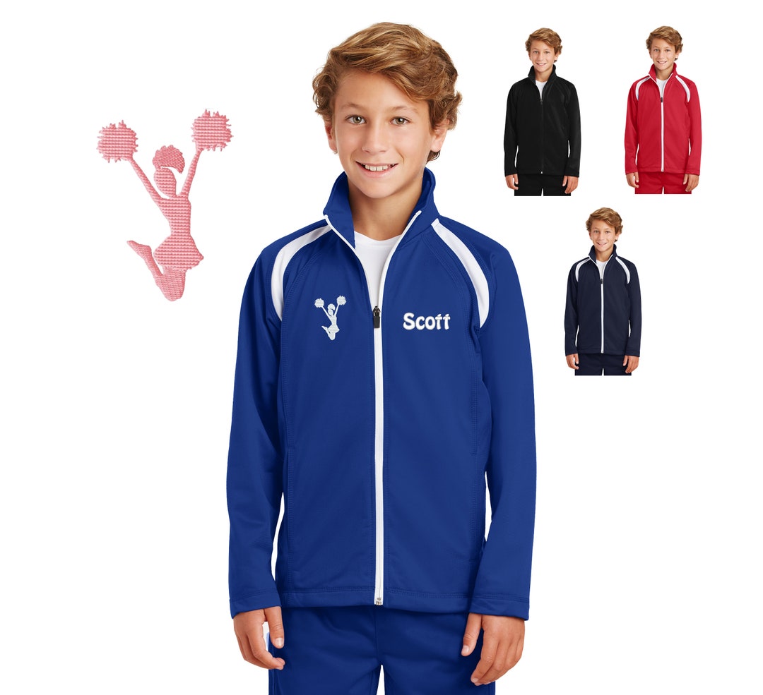 Personalized Kids Cheerleader Jacket, Kids Sports Jacket, Kids Team ...