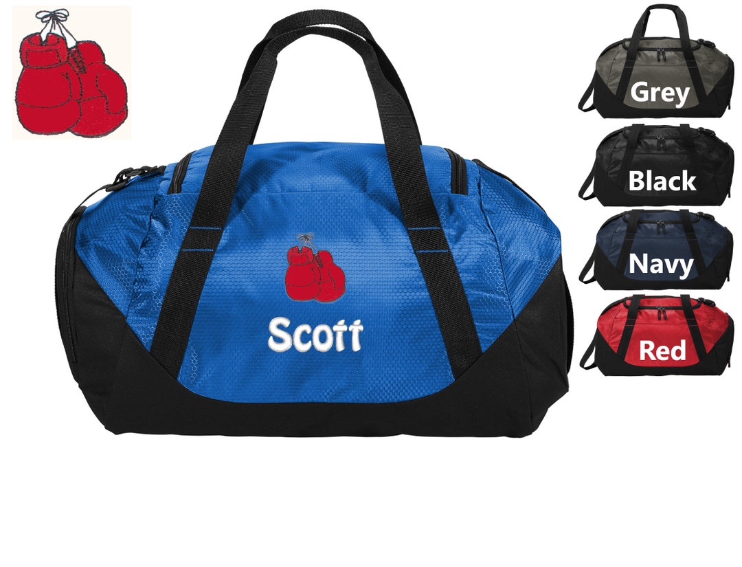 Personalized Sports Team Boxing Duffel Bag, Gym Bag, Weekend Bag ...
