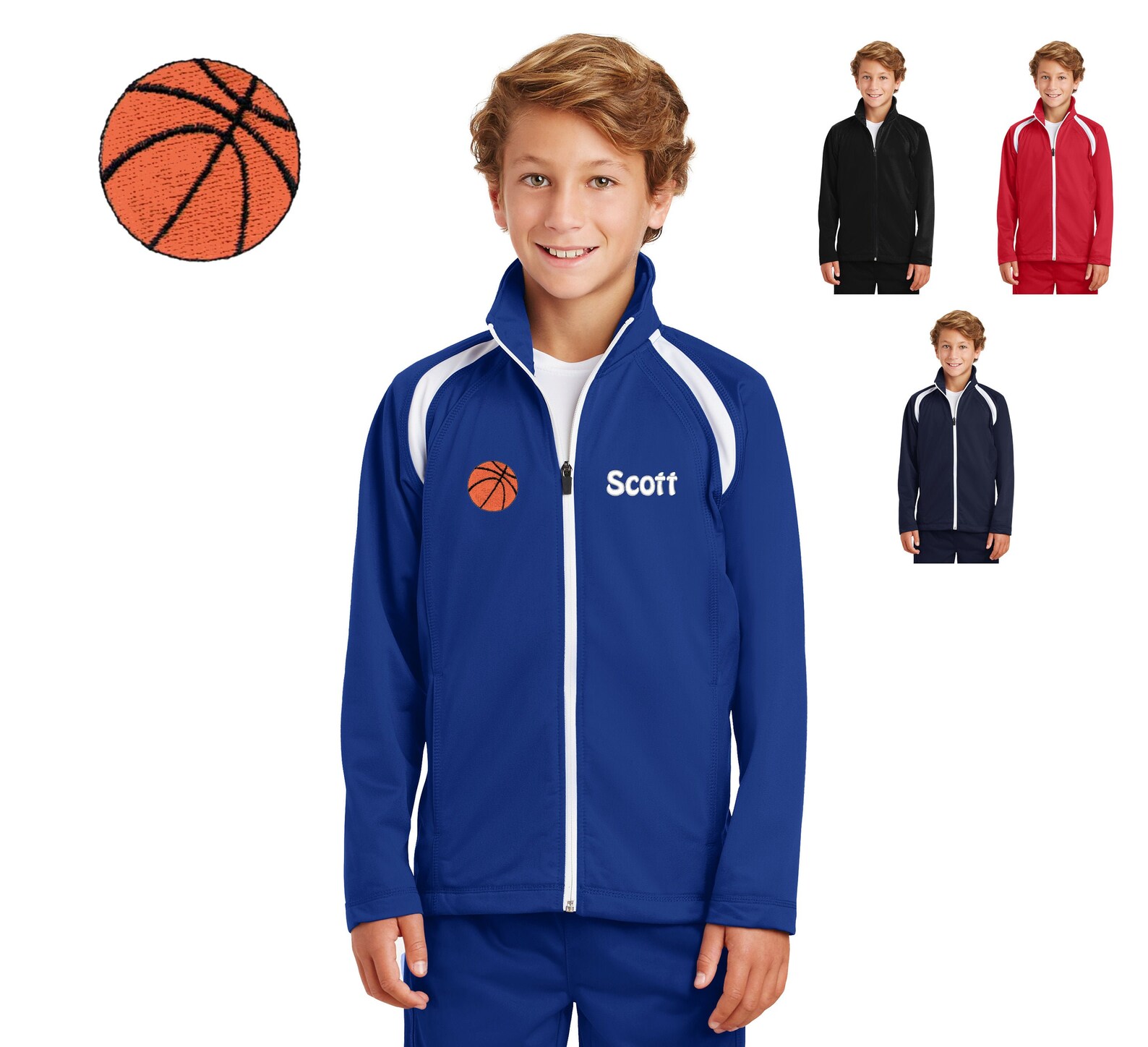 Personalized Kids Basketball Jacket, Kids Sports Jacket, Kids Team ...