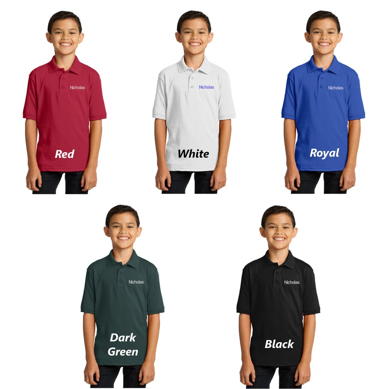 Personalized Kids Bowling Polo Shirt Embroidered Bowling Monogrammed ...
