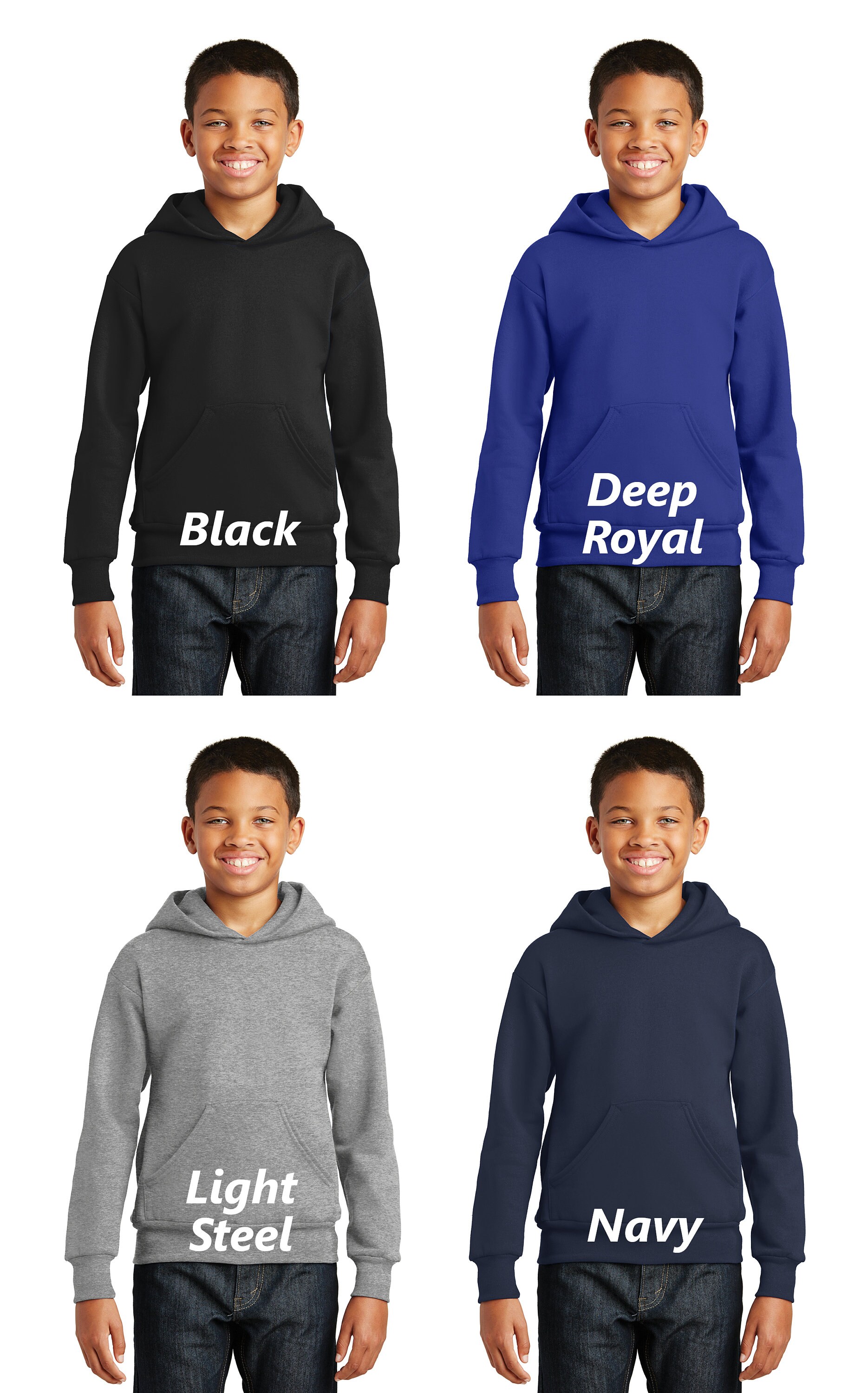 Personalized Kids Hoodie Sweatshirt Embroidered Name Unisex | Etsy