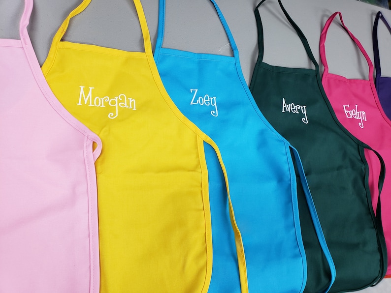 Personalized Kids Apron Cooking Kitchen Gift School Gift - Etsy