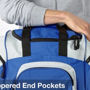 Personalized Duffel Bag, Duffle Gym Bag, School PE, Quality Bag ...