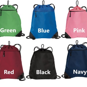Personalized Kids Boxing Cinch Pack, Drawstring Gym School PE Pool ...