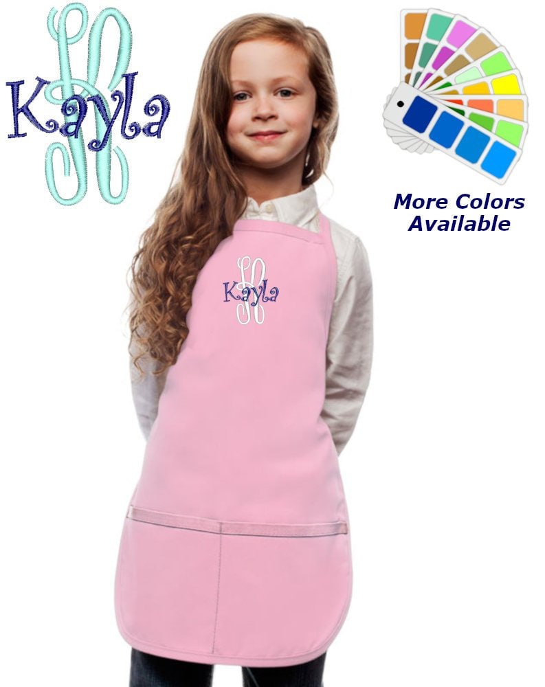 Personalized Kids Apron Monogrammed Kids Gift | Etsy