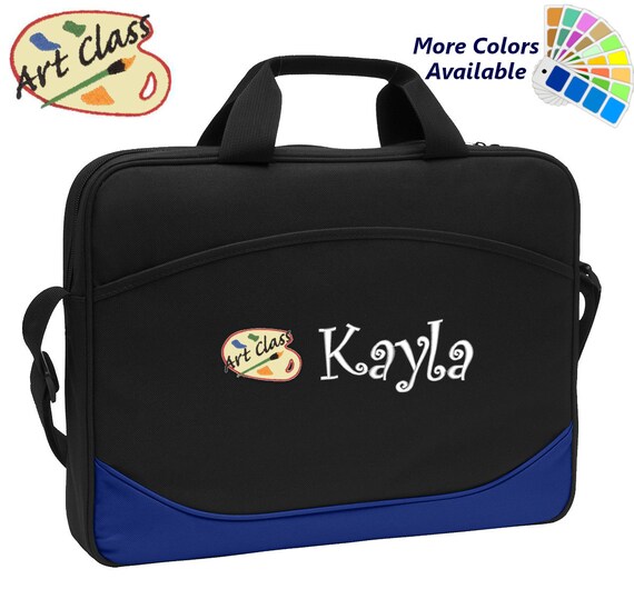 Personalized Computer Laptop Case Art Class Embroidery Design - Etsy