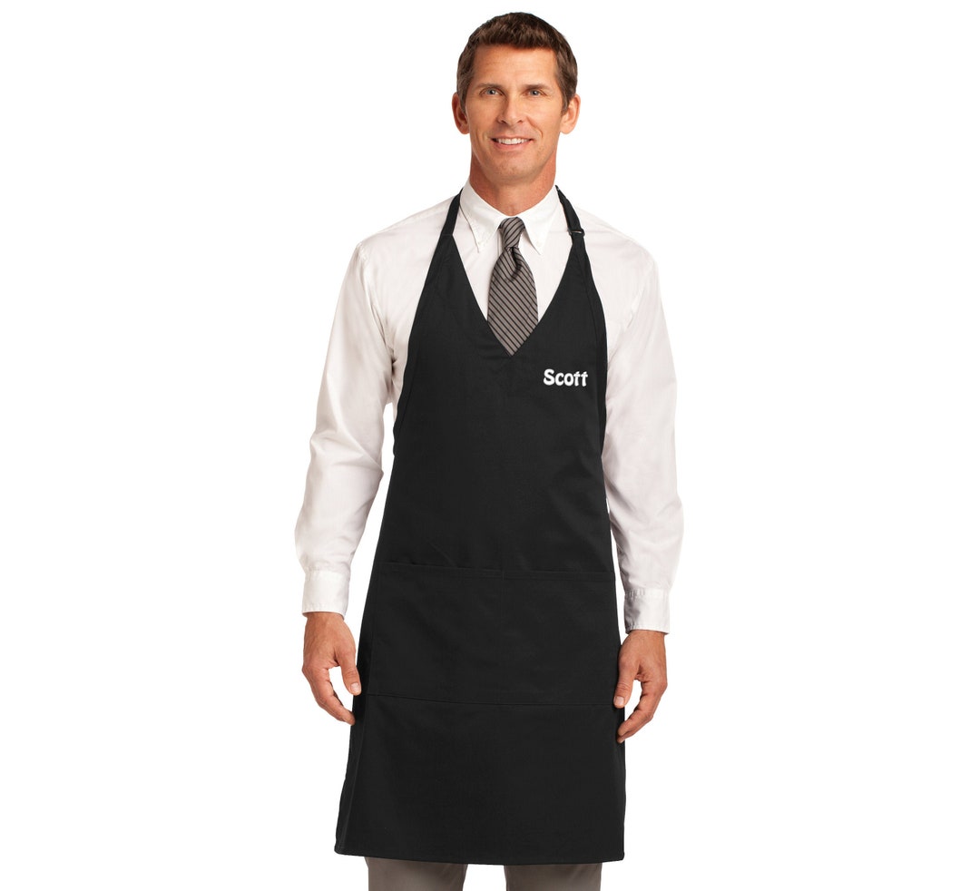 Personalized Tuxedo Apron, Embroidered Name or Business, Waiter ...