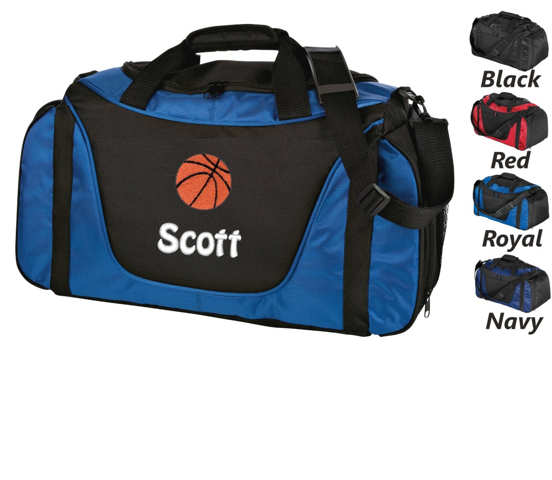 Personalized Basketball Duffel Bag, Athletic Bag, Embroidered ...
