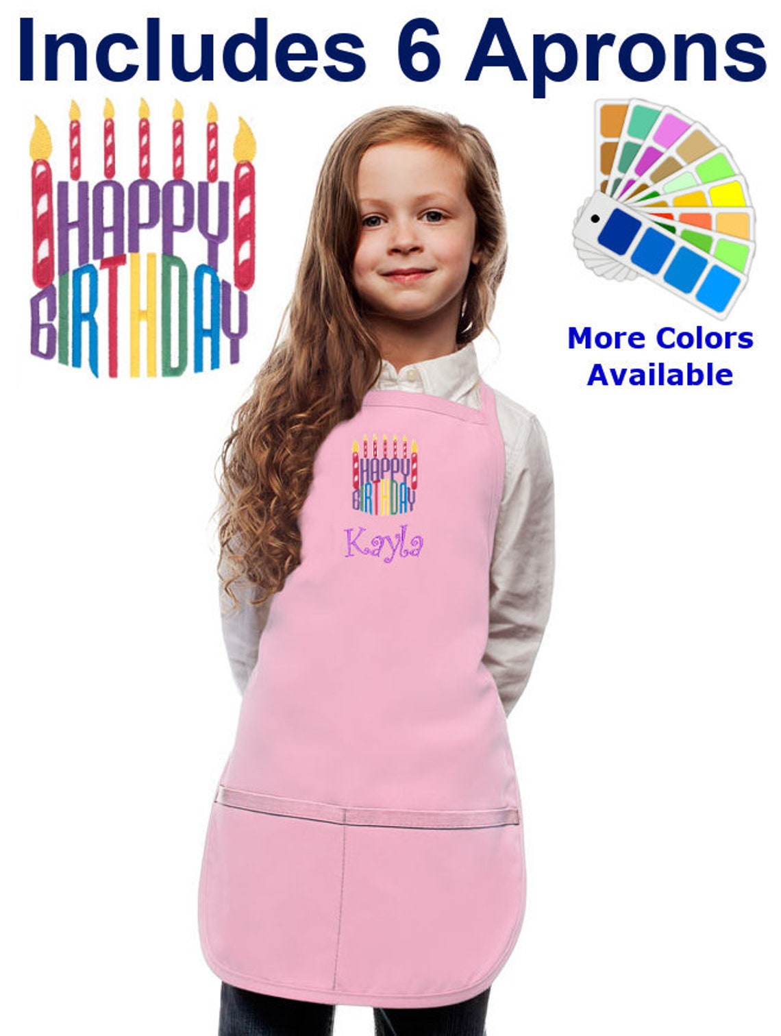Personalized Kids Birthday Aprons Bulk for Your Little Chefs - Etsy