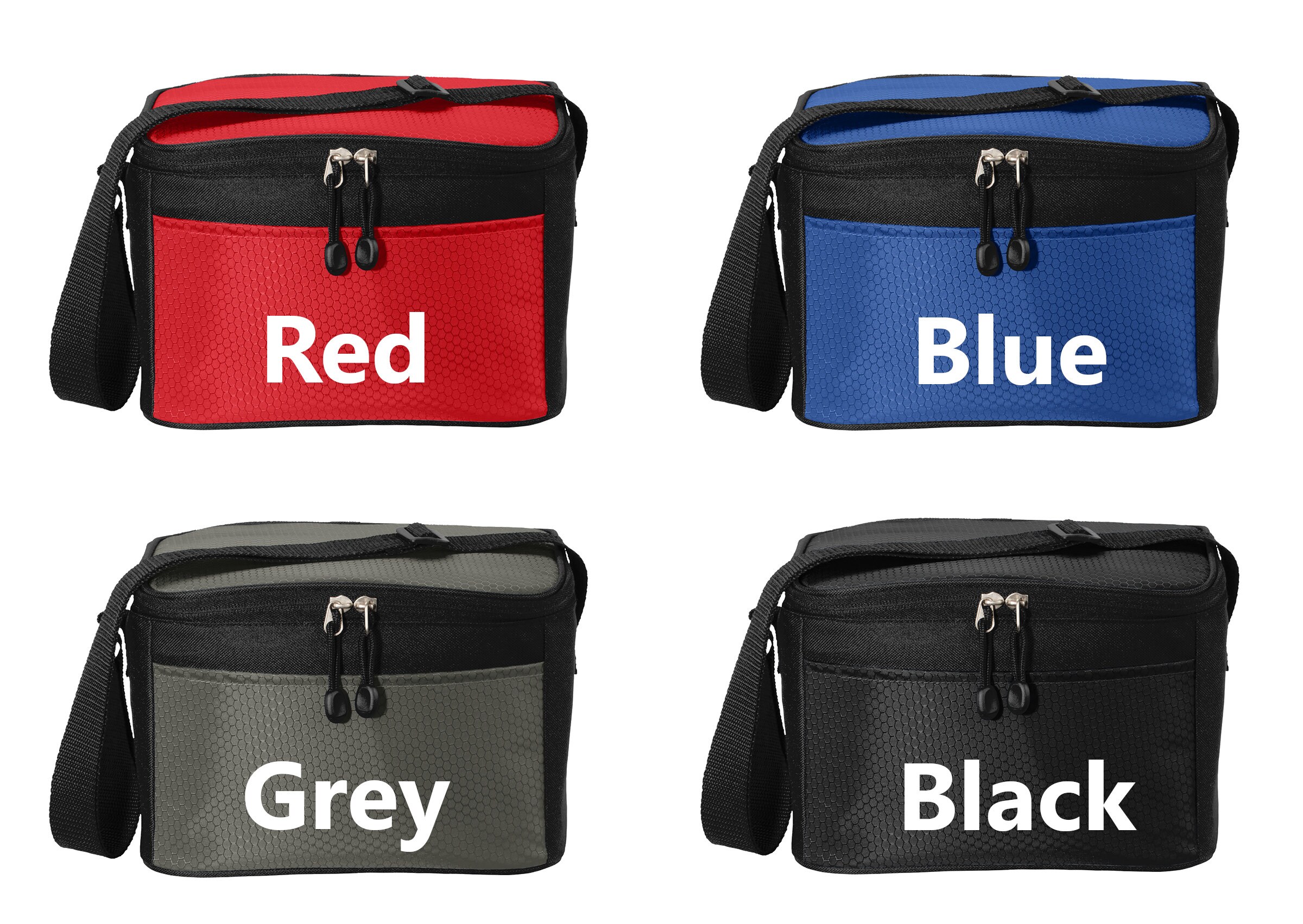 Personalized Lunch Bag Box Cooler, With Honeycomb Polyester Fabric ...