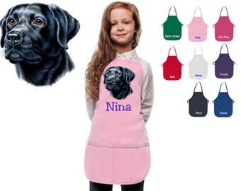 Black Lab Apron - Etsy