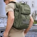 Personalized Tactical Backpack, Range Bag, Loop Panel for Badges ...