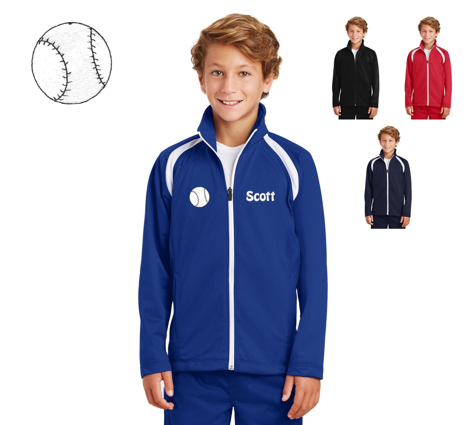 Personalized Kids Baseball Jacket Kids Sports Jacket Kids - Etsy