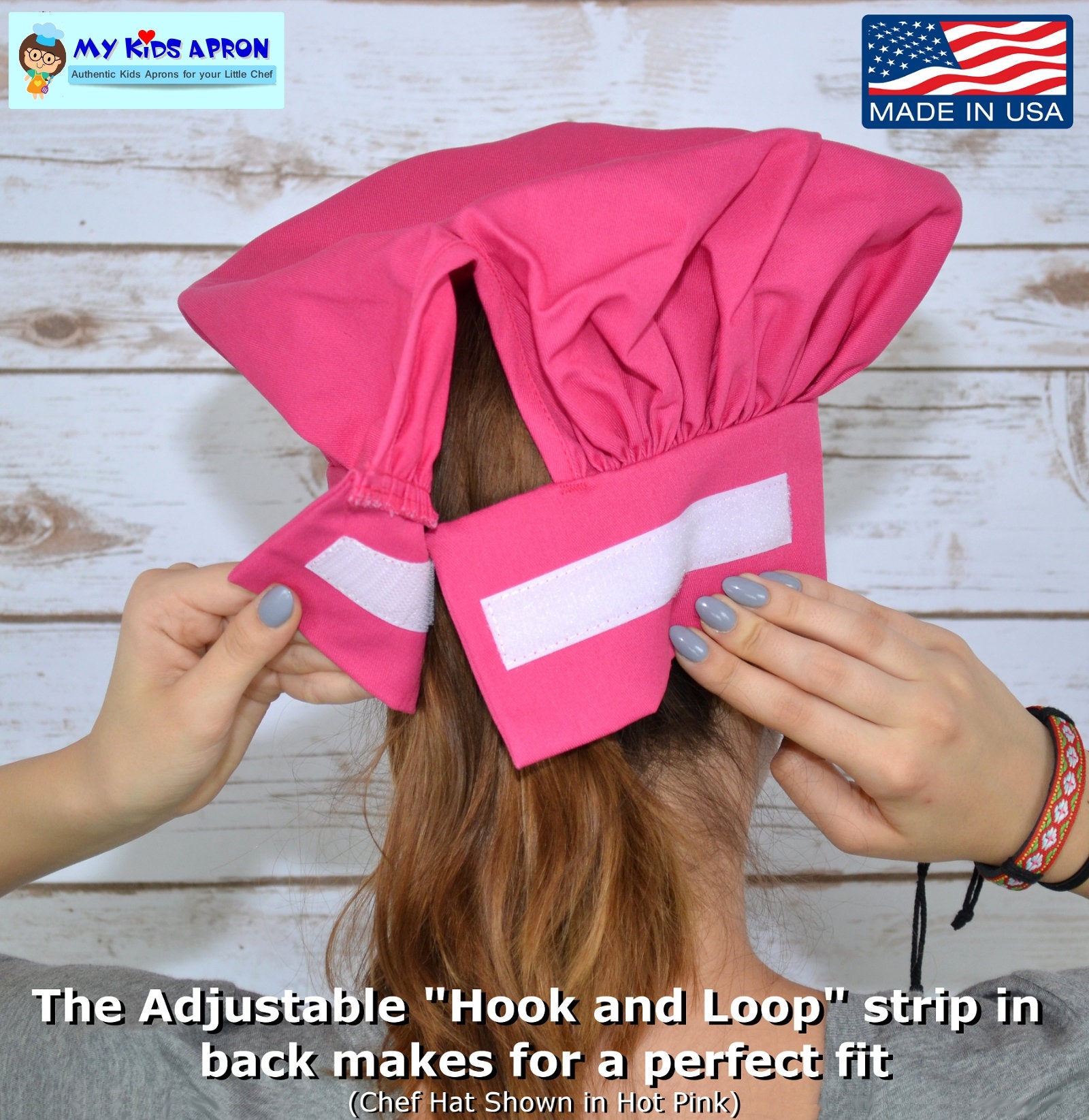 Personalized Kids Pink Chef Coat Jacket With Chef Hat Short | Etsy