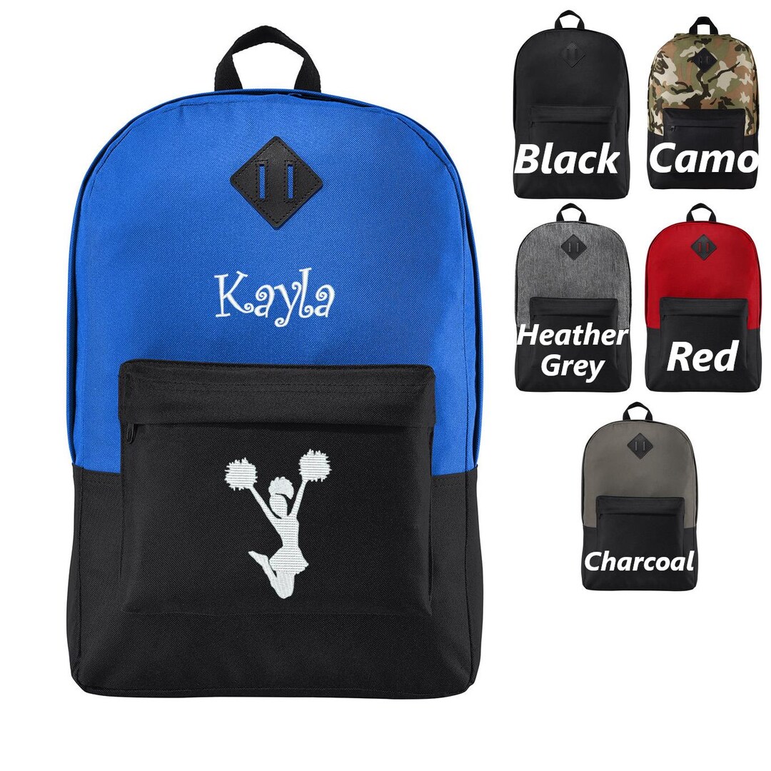 Personalized Kids Cheerleader Backpack, Cheer Bag, Embroidered ...