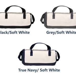 Personalized Cotton Cheer Mom Duffel Bag, Cheerleader Gym School PE ...