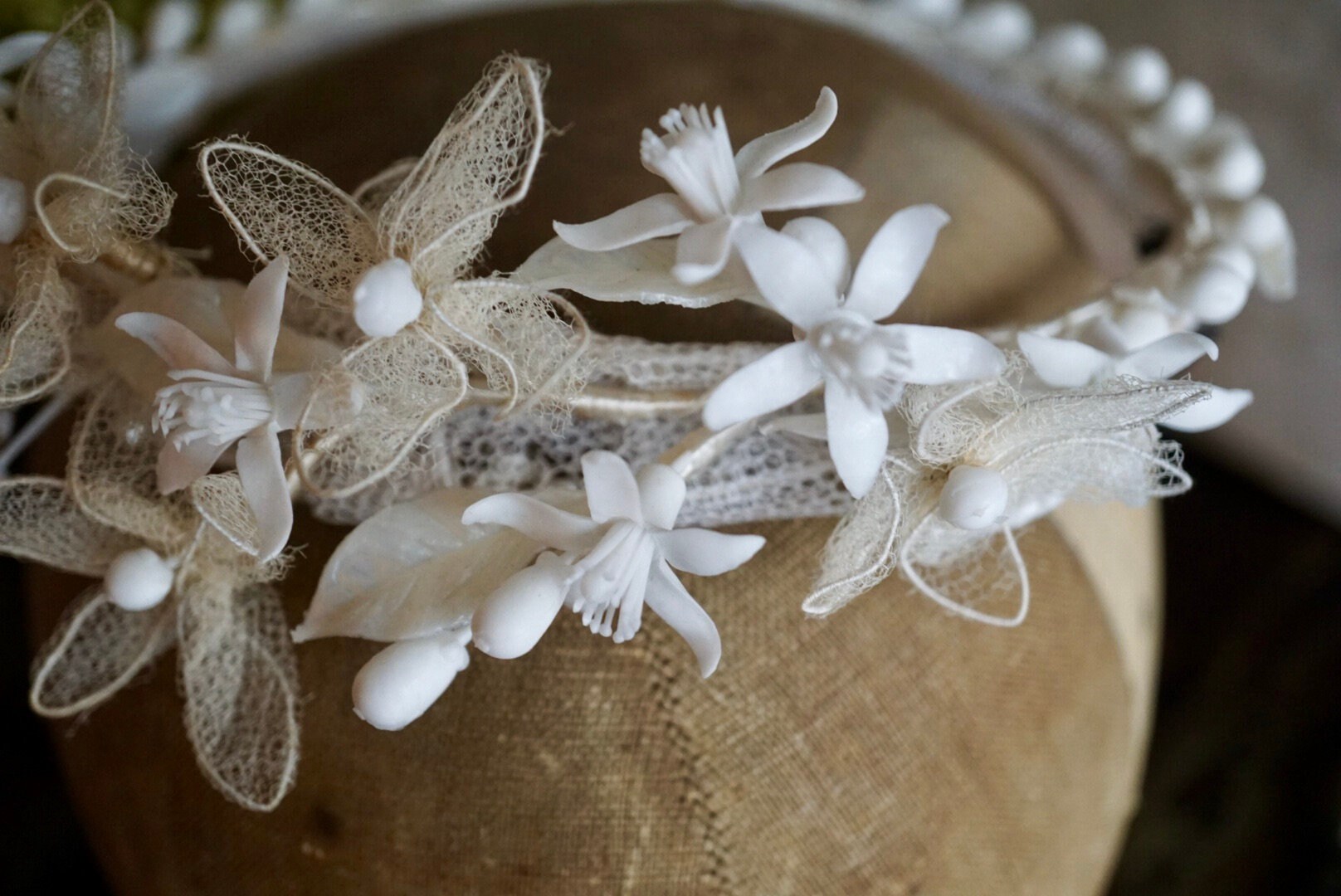 1940s Wedding Coronet Tiara French Couronne Hair Wreath - Etsy