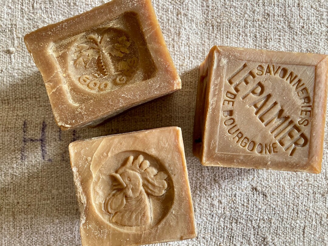 Large Marseille Natural Soap/savon Blocks, Vintage French Soap, Country ...