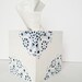 Blue Tissue Box Cover, Blue and White Decor, Tissue Box, Tissue Box ...