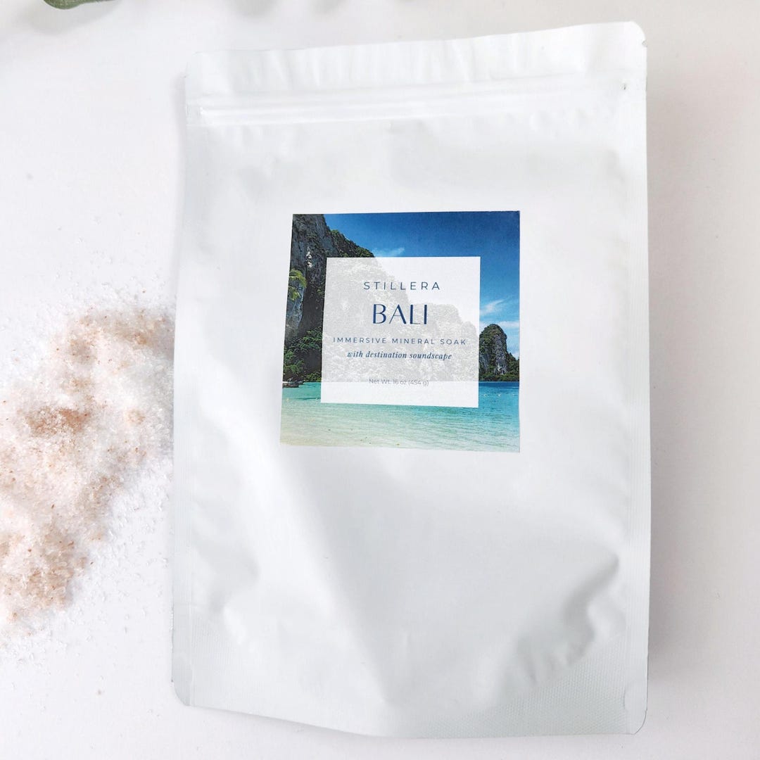 Bali Bath Salts • Mini Vacation Gift - Etsy