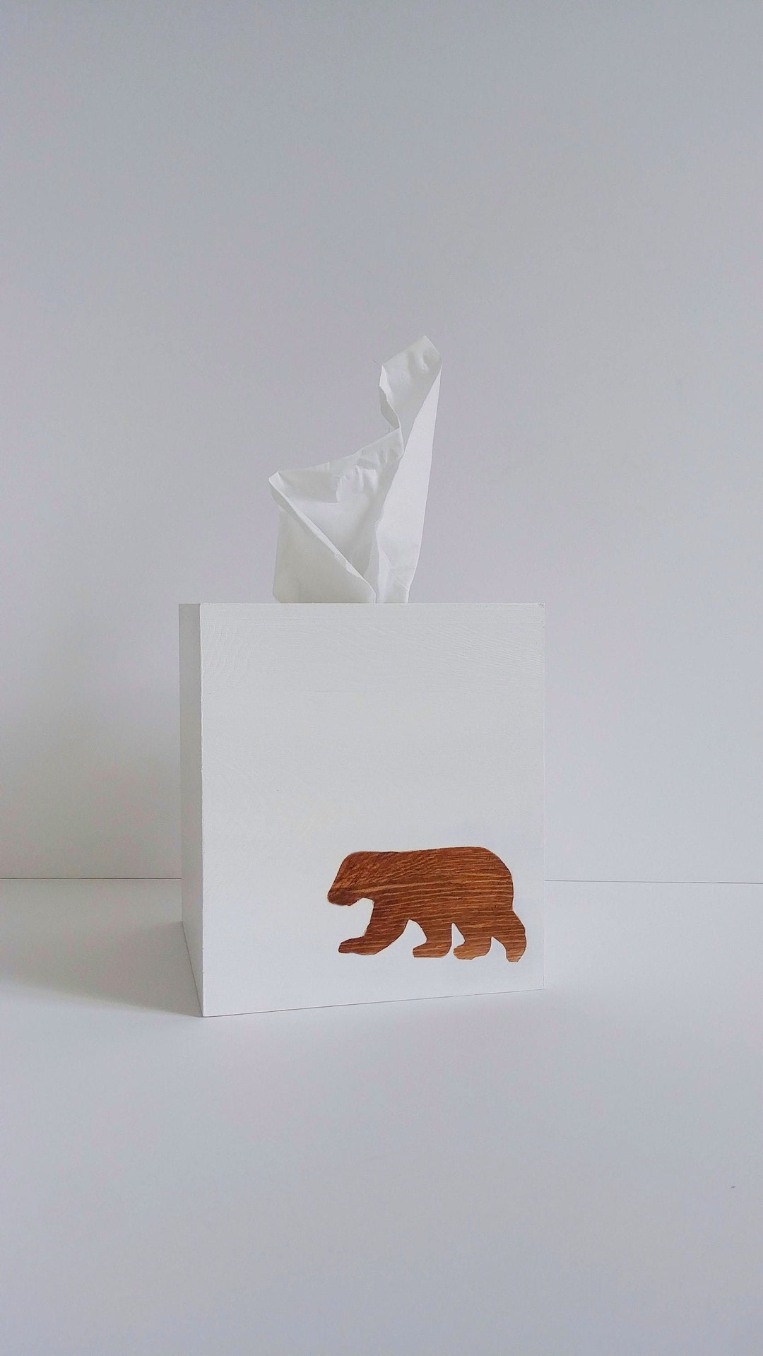 Square Tissue Box, Kids Tissue Box, Bear Tissue Box, Woodland Tissue ...