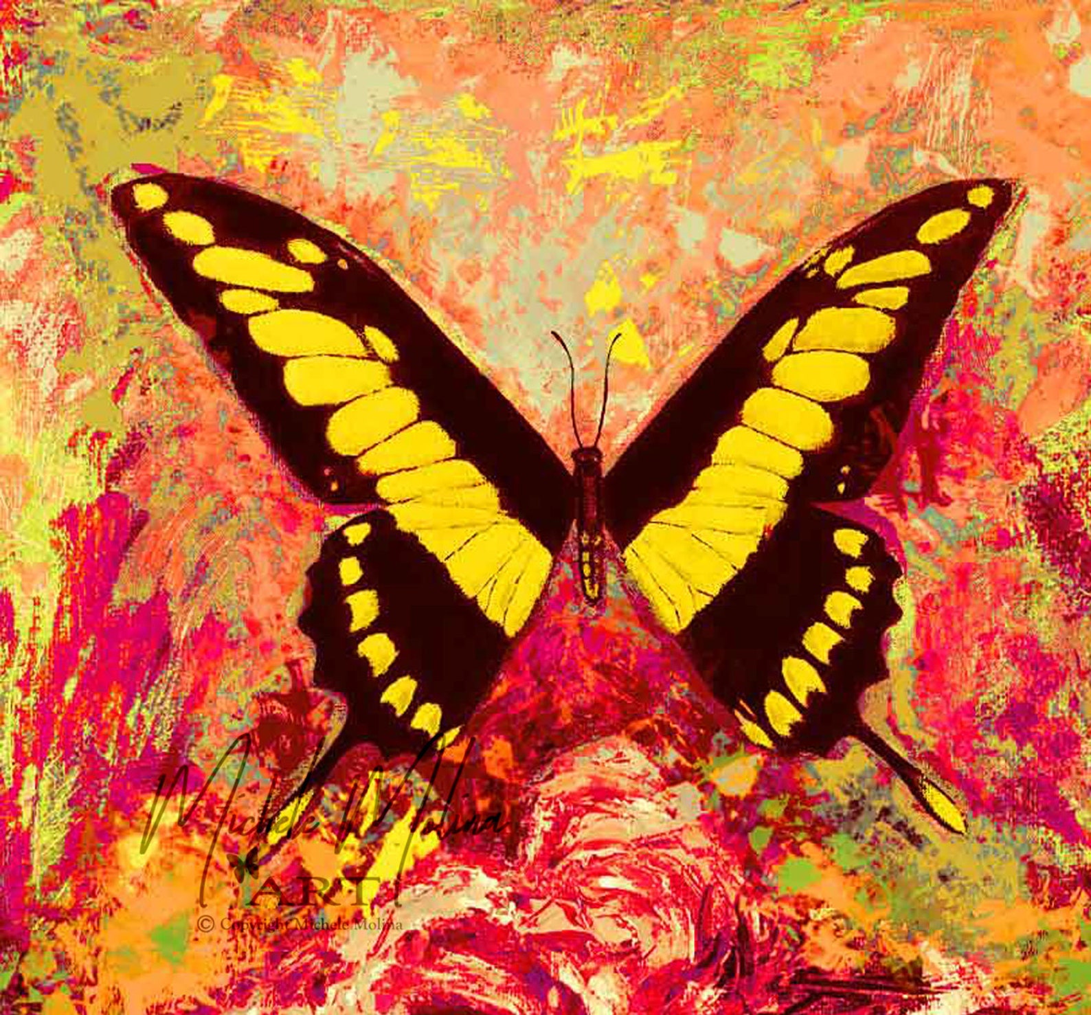 Door to Freedom II, Butterfly Print Wall Art Butterfly Wall Decor ...