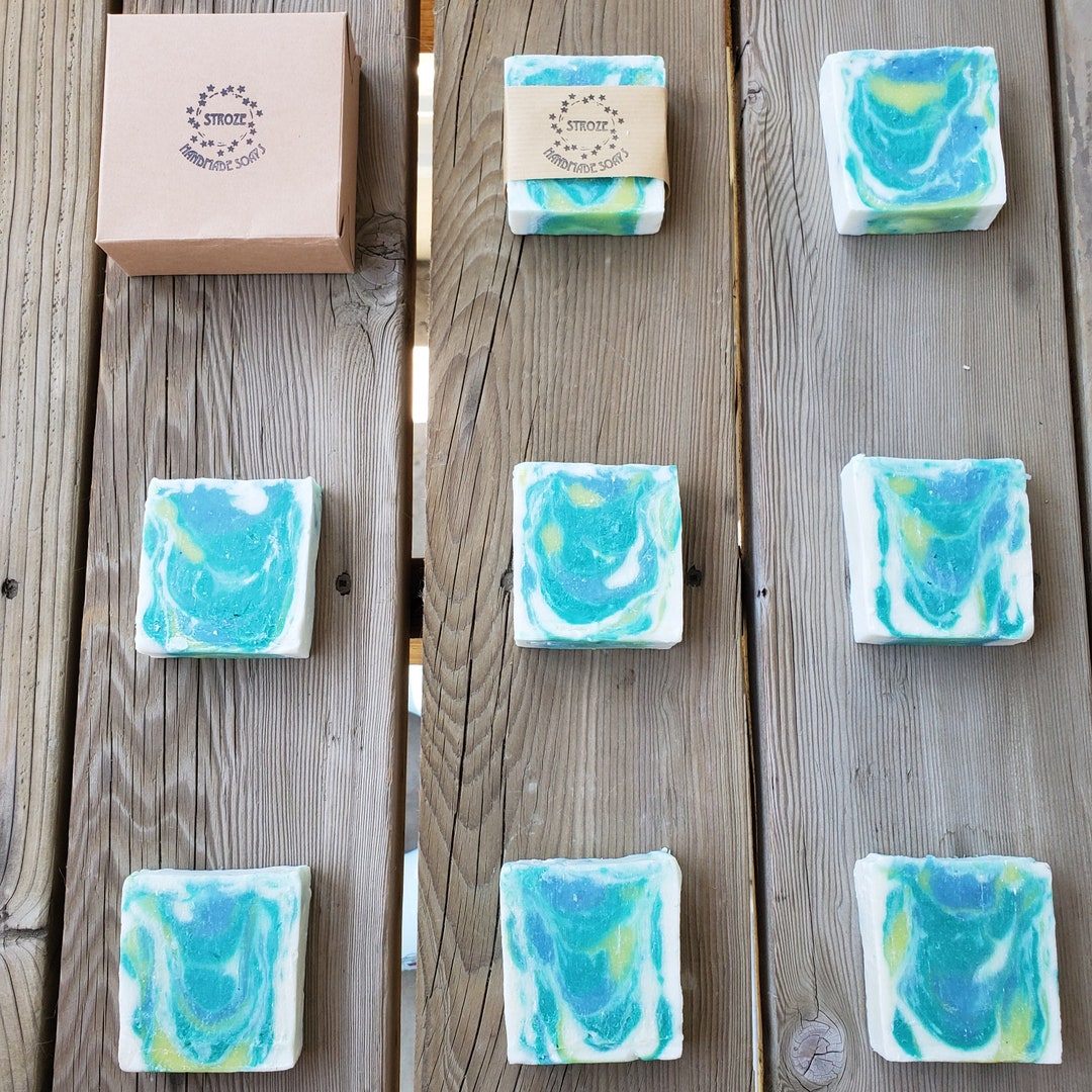 April Showers Soap (handmade, Cold Process, Palm-free, Small Batch ...