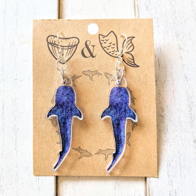 Shark Earrings - Etsy