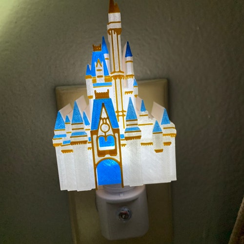 Cinderella Castle Wall Night Light Plug-in LED Disney - Etsy