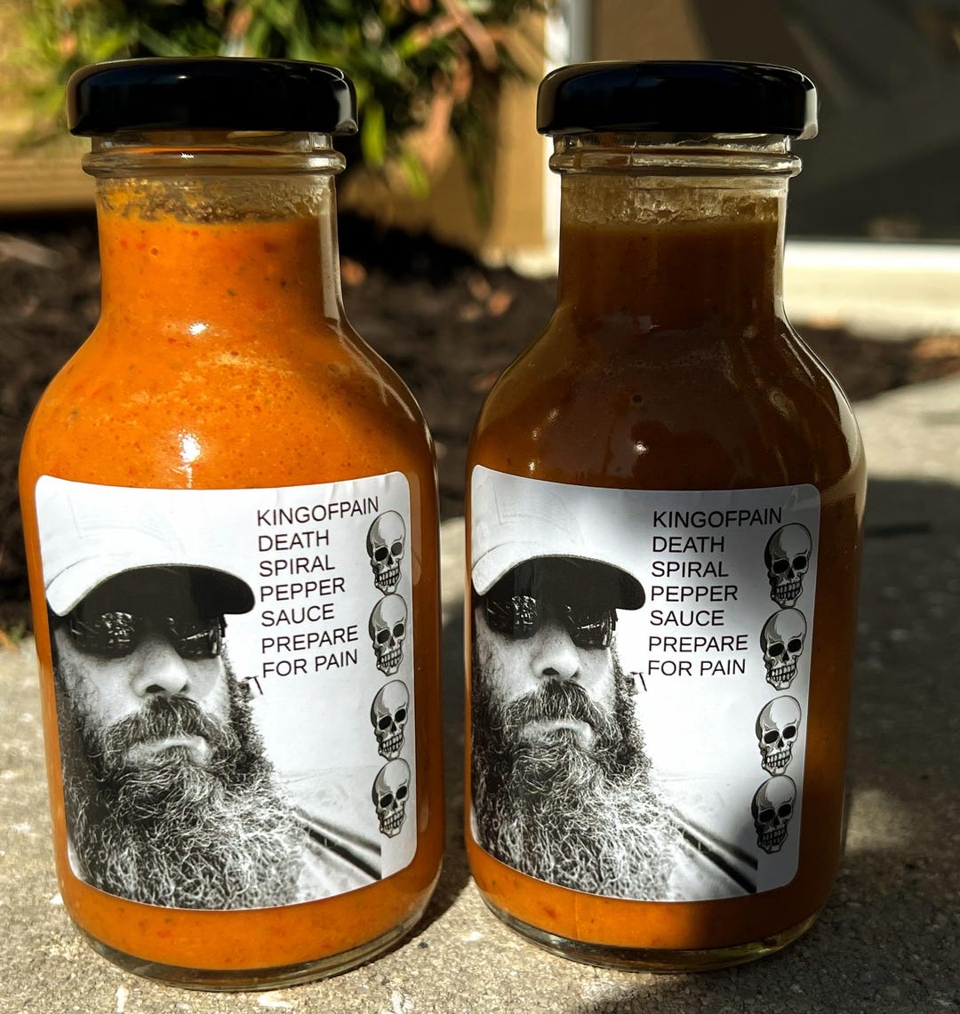 KINGOFPAIN Spiral of Death Pepper Sauce Limited Edition Prepare for ...