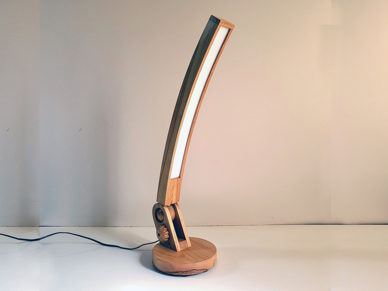 Table LED Lamp Wooden Reading Lamp Wood Lamp Desk Light - Etsy